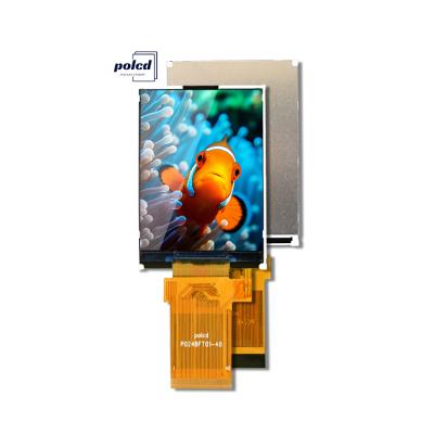 China Polcd 2.4 Inch TFT LCD Display 240x320 SPI MCU Interface Sunlight Readable Transflective 300 Nit for sale