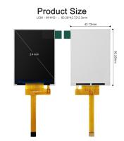 China 2.4 Inch TFT LCD Display 240x320 Resolution 260 Nits Brightness 4 Wire SPI Interface for sale