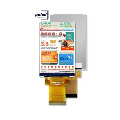 China Polcd ILI9488 Display Tft Lcd 12 0'CLOCK 3.5 Tft Lcd Raspberry Pi 48.96mm for sale