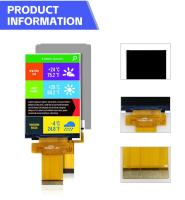 China 3.5 Inch TFT LCD Display 320x480 MCU SPI Interface IPS Screen 300 Nit 40 Pins for sale