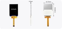 China 2.4 Inch TFT LCD Display 240x320 QVGA 14 Pins 300 Nit IPS Screen Module for sale