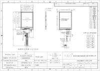 China Polcd 2.4 inch 240*320 IPS LCD Module Full View CTP Capacitive Touch Panel Qvga 2.4 TFT Display for sale