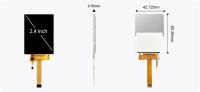 China Polcd Custom 2.4 Inch IPS View Angle Capacitive Color Touch Screen 240x320 Resolution TFT LCD Module for sale