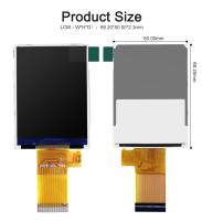 China Polcd 2.8 Inch TFT LCD Display 240x320 Resolution 40pin MCU SPI ST7789V Module for sale