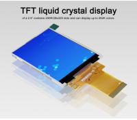 China Polcd 2.8 Inch TFT LCD Module 240x320 SPI MCU Interface ILI9341V 260 Nit Transmissive Display for sale