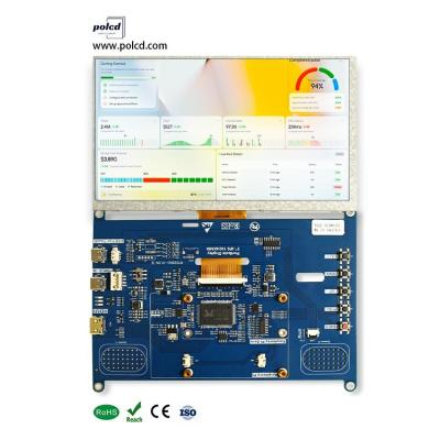 China Polcd 7 Inch LCD Driver Board Mini HD-MI USB Interface Support Audio Speaker 50Pin RGB Interface TFT Controller Board for sale