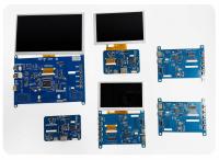 China Polcd 7 Inch 1024x600 RGB LCD Drive Board RTD2281 with Audio Speaker for Industrial Outdoor Display for sale