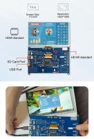 China Polcd 7 Inch LCD Controller Board RTD2281CL HD-MI Input Capacitive Touch for Raspberry Pi DIY Portable Monitor for sale