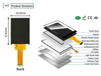 China Polcd 2.0 Inch 240x320 TFT LCD Module ST7789 MCU IPS Full View 20 Pins 300 Nit for sale