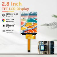 China Polcd 2.8 Inch 240x320 TFT LCD Display Module 14 Pin SPI ST7789 350 Nit for sale