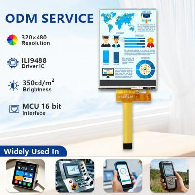 China 2.8 Inch 240x320 TFT LCD Display Module 4 Wire SPI Interface Touch Screen 260 Nit for sale