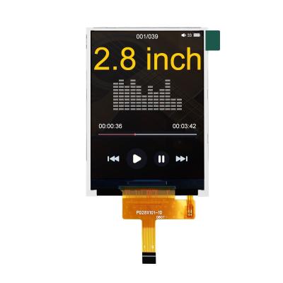 China Polcd 2.8 inch LCD Module 240x320 SPI Interface 10pin Small Size Color Screen 2.8 TFT Display for sale