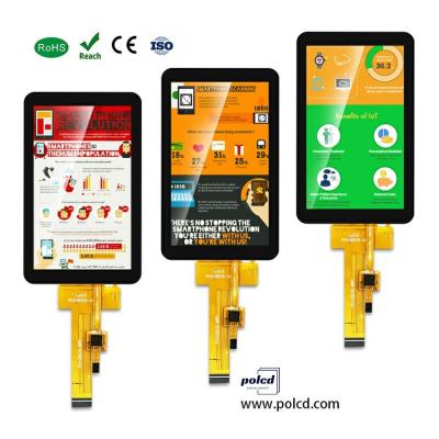 China Polcd 480x800 4.0 Inch TFT LCD Screen 300 Brightness 24pin IPS view angle Touch Panel Lcd Display for sale