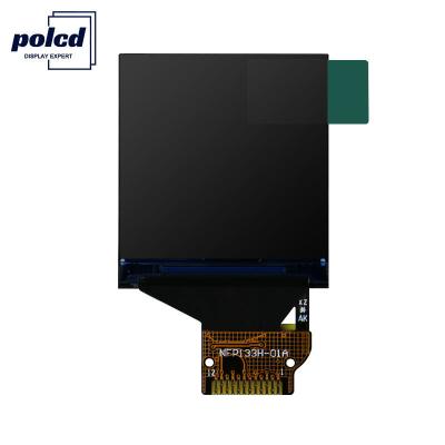 China 1.33 Inch IPS TFT LCD Display 240x240 Resolution with 350 Nits Brightness and ST7789V Driver IC for sale