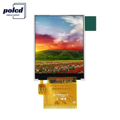 China 1.77-inch 128x160 TFT LCD Display with ST7735S Driver IC, 300 cd/m² Brightness, RGB 24-bit Interface for sale