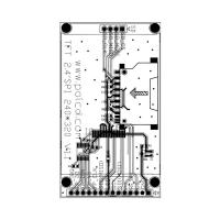 China 2.4 Inch TFT LCD Display with 240x320 Resolution, 260 NIT Brightness, 18-Pin Capacitive Touch Screen for sale