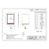 China Polcd RoHS 2.8 Inch 240x320 TFT LCD Display 300cd/m Brightness SPI Monitor for sale