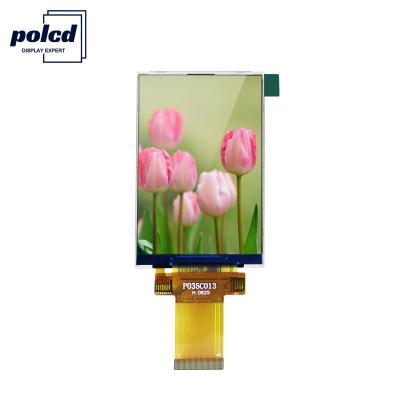 China 3.5 Inch 320x480 TFT LCD Display 8080 MCU 16 Bit 450 Nits ILI9488 40 Pin for sale