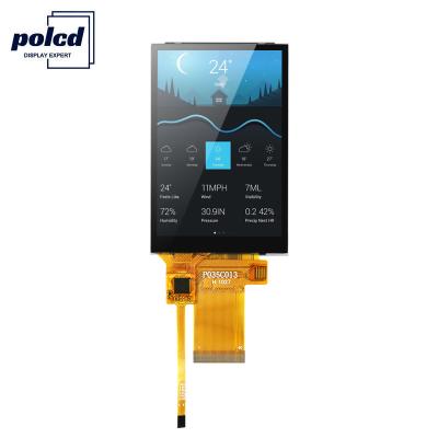 China 3.5 Inch ILI9488 TFT LCD Touch Screen Module 320x480 Resolution 450 Nits Brightness for sale