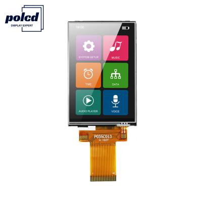 China 3.5 Inch 320×480 TFT LCD Touch Screen with 450 Nits Brightness and 8080 MCU Interface for sale