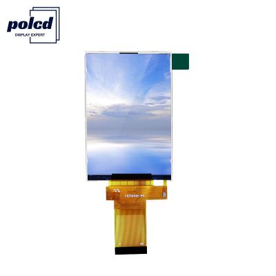 China 3.5 Inch IPS TFT LCD Display 320×480 Resolution 350 Nits Brightness for Industrial Applications for sale