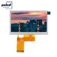 China 4.3 Inch 800x480 TFT LCD Display with RGB 24-bit Interface and 300 Nits Brightness for Industrial Applications for sale