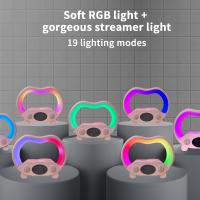 China RGB LED Speaker Sound Box Mini Wireless Subwoofer Portable Bluetooth Outdoor Double Bass BT 5.3 Mobile Audio Player for sale