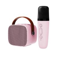China Audio Integrated Microphone Karaoke Wireless Speaker Lamp Portable Home Singing Family Outdoor Bluetooth Music Compact for sale