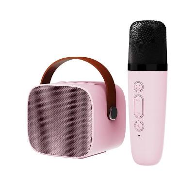 China Mini Portable Bluetooth Speaker With Mic Audio Home Family Singing Karaoke Wireless Speaker for sale