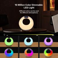 China Smart Mini 4-in-1 Wireless Speaker LED RGB Night Light Digital Clock Bluetooth Portable AC QC3.0 USB-C Charging Bedside for sale