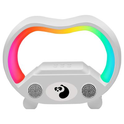 China Portable RGB Light TWS Wireless Speaker Mini Home Sound System for Mobile Phone PC Radio Karaoke Party Camping Outings for sale