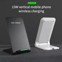 China PD Wireless Charger Stand Folding 15W Portable Charger For Mobile Phone Home Office Type C Fast Charging for sale
