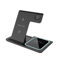 China 3 In 1 Magnetic Wireless Charger Stand With Fast Charging 15W For iPhone Watch Mobile Phone for sale