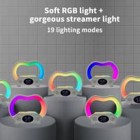 China 3 In 1 Smart Bluetooth Speaker Wireless Charger RGB Alarm Clock Watch Airpods IPhone Dock for sale