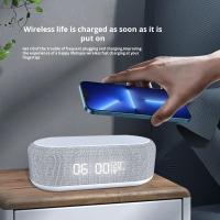 China 15W LED Night Light Fast Wireless Charger RGB Alarm Clock Multifunction Desk Table Charging Lamp Mobile Phone Dock for sale