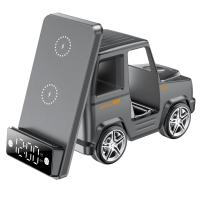 China 20W QC3.0 Phone Watch Earbud Charger Car Shaped 5 In 1 Multi Function Desktop Lamp Ornament for sale
