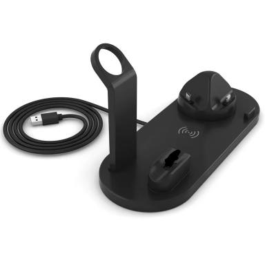 China 7 In 1 Phone Watch Earbud Charger Station 10W 5V/2A Wireless Multi Device Fast Charging Dock for sale