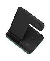 China 3 In 1 Phone Watch Earbud Charger Multifunction Wireless Stand Holder 15W Fast Charging Docking Station for sale