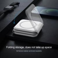 China 15W Magnetic Phone Watch Earbud Charger Portable 3 In 1 Foldable Wireless Charger for sale