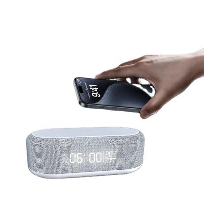 China 6 In 1 Wireless Phone Charger Bedside Wireless Charging Stand With Desk RGB Night Lamp for sale