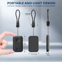 China Portable Keychain Cordless Power Bank 1500mAh Mini Capsule Pocket Charger For Phone Watch for sale