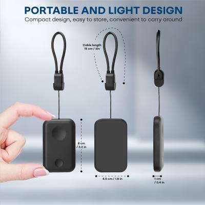 China Portable Keychain Cordless Power Bank 1500mAh Mini Capsule Pocket Charger For Phone Watch for sale