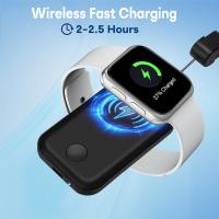 China Ultra Slim Keychain Cordless Power Bank 1500mAh Li Polymer Mini Portable Emergency Charger for sale
