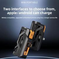China Mecha Capsule Cordless Power Bank 10000mAh 10W Portable Mini Fast Charging Backup Battery for sale