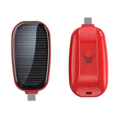 China Portable 1200mAh Mini Solar Power Bank for sale