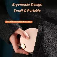 China 3 In 1 Mirror Power Bank 5000mAh Detachable Cable Portable Wired Hand Warmer Function Fast Charger for sale