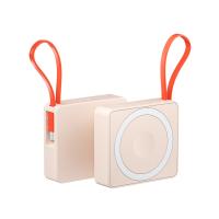 China High-Capacity Three-in-One Mini Type-C 3A Fast-Charging Two-Way Portable Magnetic Charging Treasure Power Banks Station for sale
