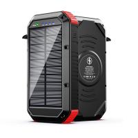 China 0000mah Wireless Fast-Charging Power Bank with Pd 18W Waterproof Micro USB Input Interface Charged by Solar Charger for sale