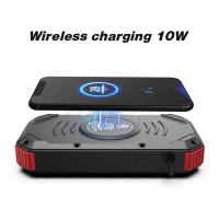 China Brightness Solar Cordless Power Bank 30000mAh LED Light Wireless Charging Emergency Rescue for sale