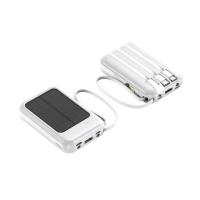 China Micro USB Solar Wired Power Bank 10W Mini Compact Portable Charger Outdoor Battery for sale